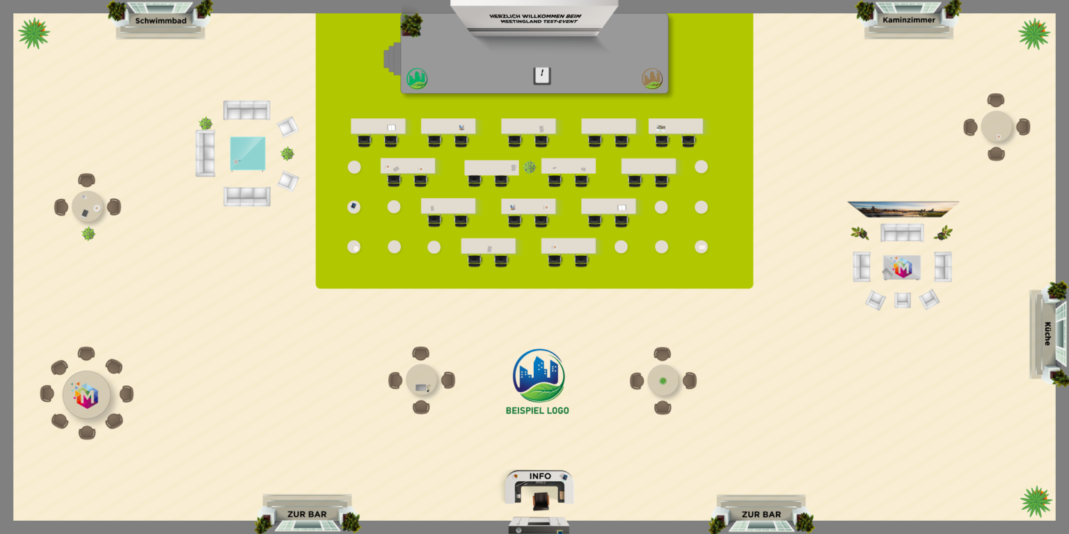 Gather.Town Maps & custom map design for virtual events